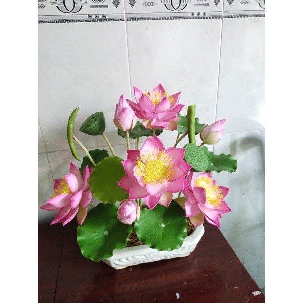 1pcs Lotus Lily Handmade, Lily Flower, Clay Flower Handmade, Gift ...