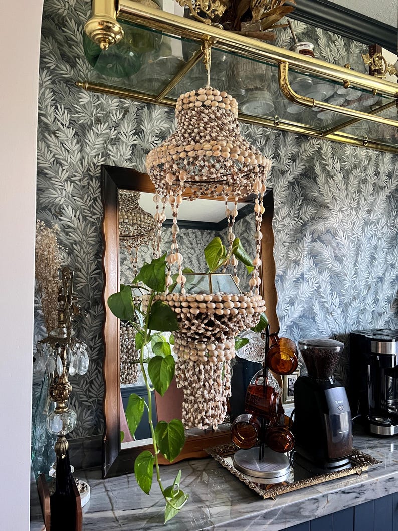 Vintage Boho Shell Plant Hanger - Etsy