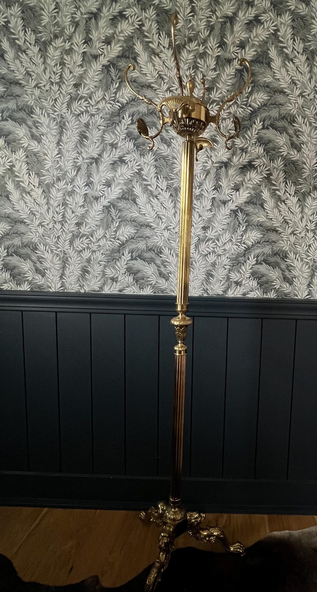 Vintage Italian Brass Standing Coat Rack With Lion Head Base - Etsy