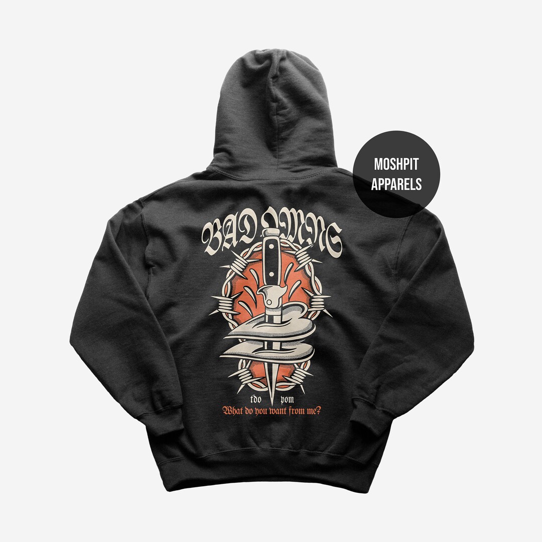 Bad Omens Hoodie Metal Music Hoodie Just Pretend Bad Omens Album Like A Villain Bad Omens Merch ...