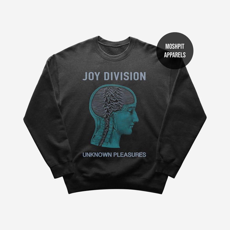 Joy Division Sweatshirt Rock Music Sweatshirt Unknown Pleasures Joy ...