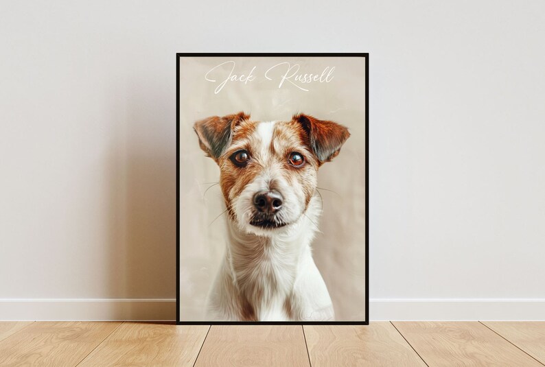 Jack Russell Poster, Dog Poster, Jack Russell Print, Dog Wall Art ...