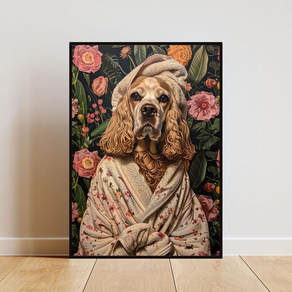 Cocker Spaniel Art - Etsy UK