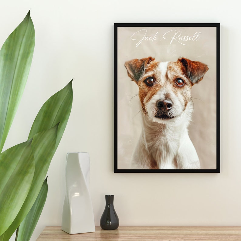 Jack Russell Poster, Dog Poster, Jack Russell Print, Dog Wall Art ...