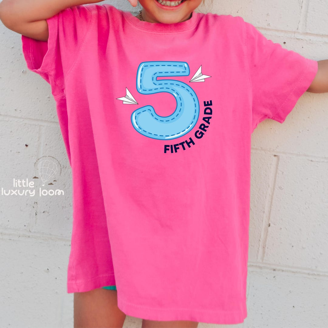 Fifth Grade Shirt 5th Grade Shirt Back to School Shirt Unisex Shirt ...