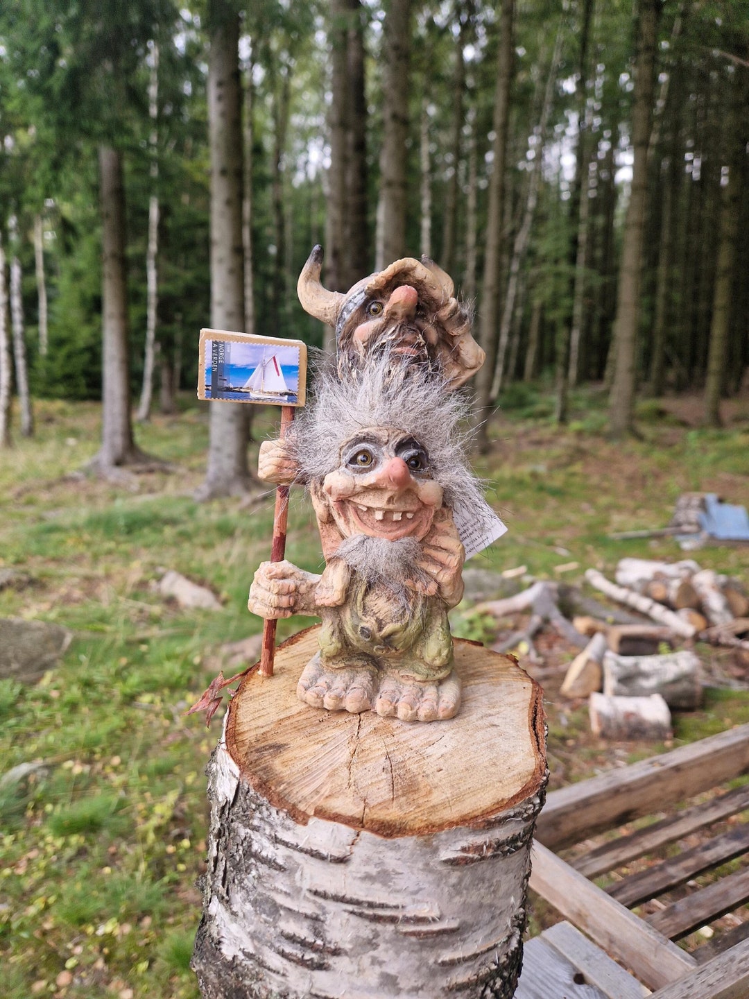 Vintage Nyform Troll Norwegian Folklore Figurine Viking Decor ...
