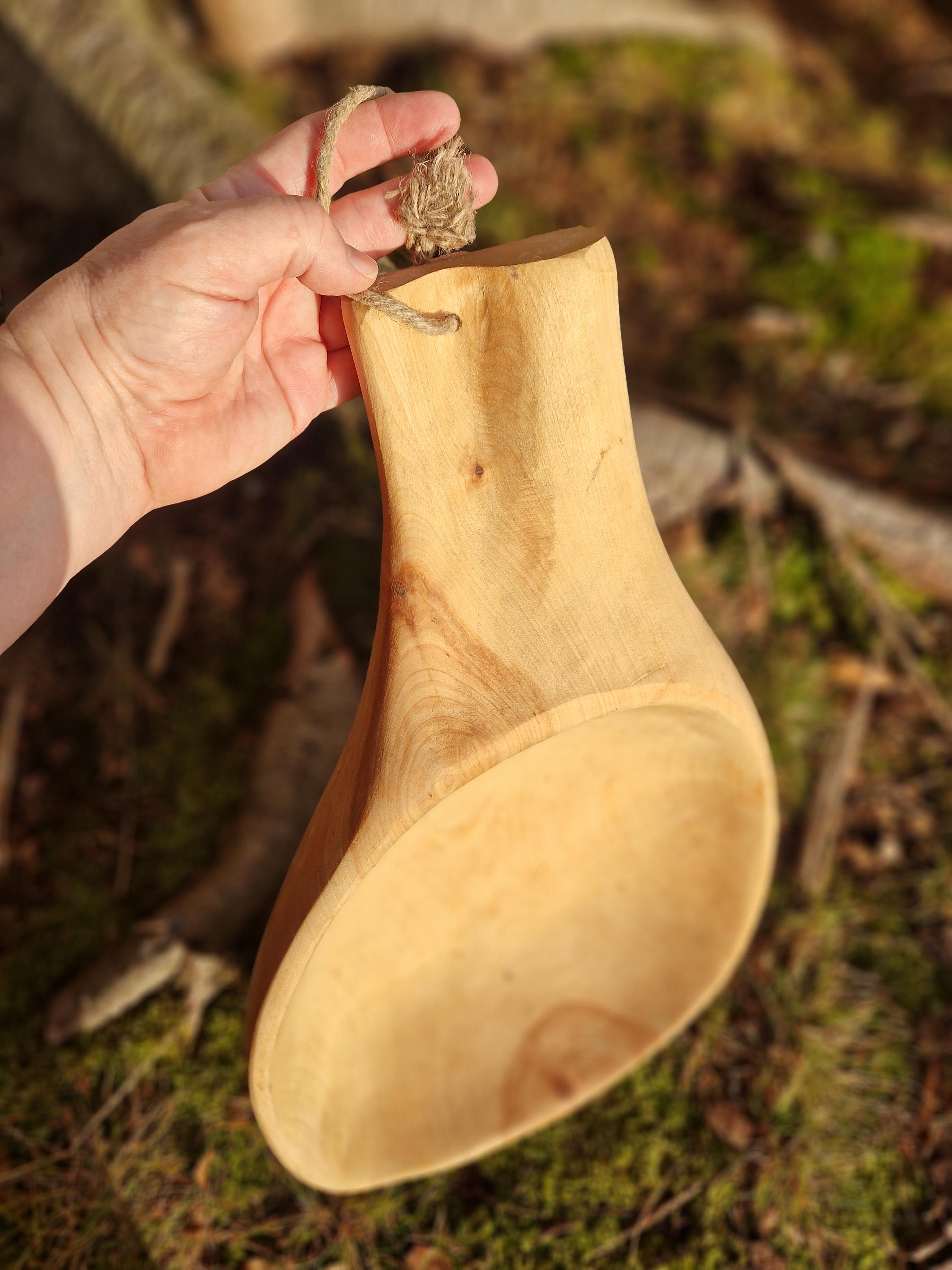 Hand Carved Norwegian Bowl | Nordic Wood Bowl | Primitive Birch Bowl ...