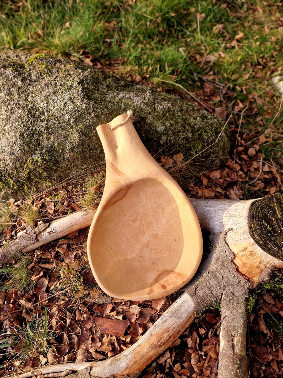 Hand Carved Norwegian Bowl | Nordic Wood Bowl | Primitive Birch Bowl ...