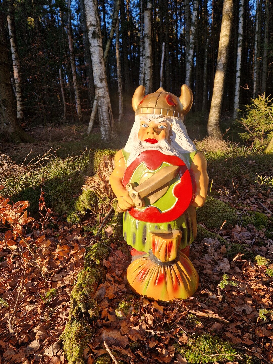 Large Viking Statue Norwegian Folklore Viking Decor Oversized Viking ...