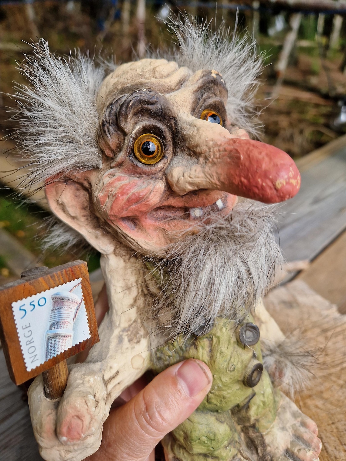 Vintage Nyform Troll Norwegian Folklore Figurine Troll Opa Collectible ...