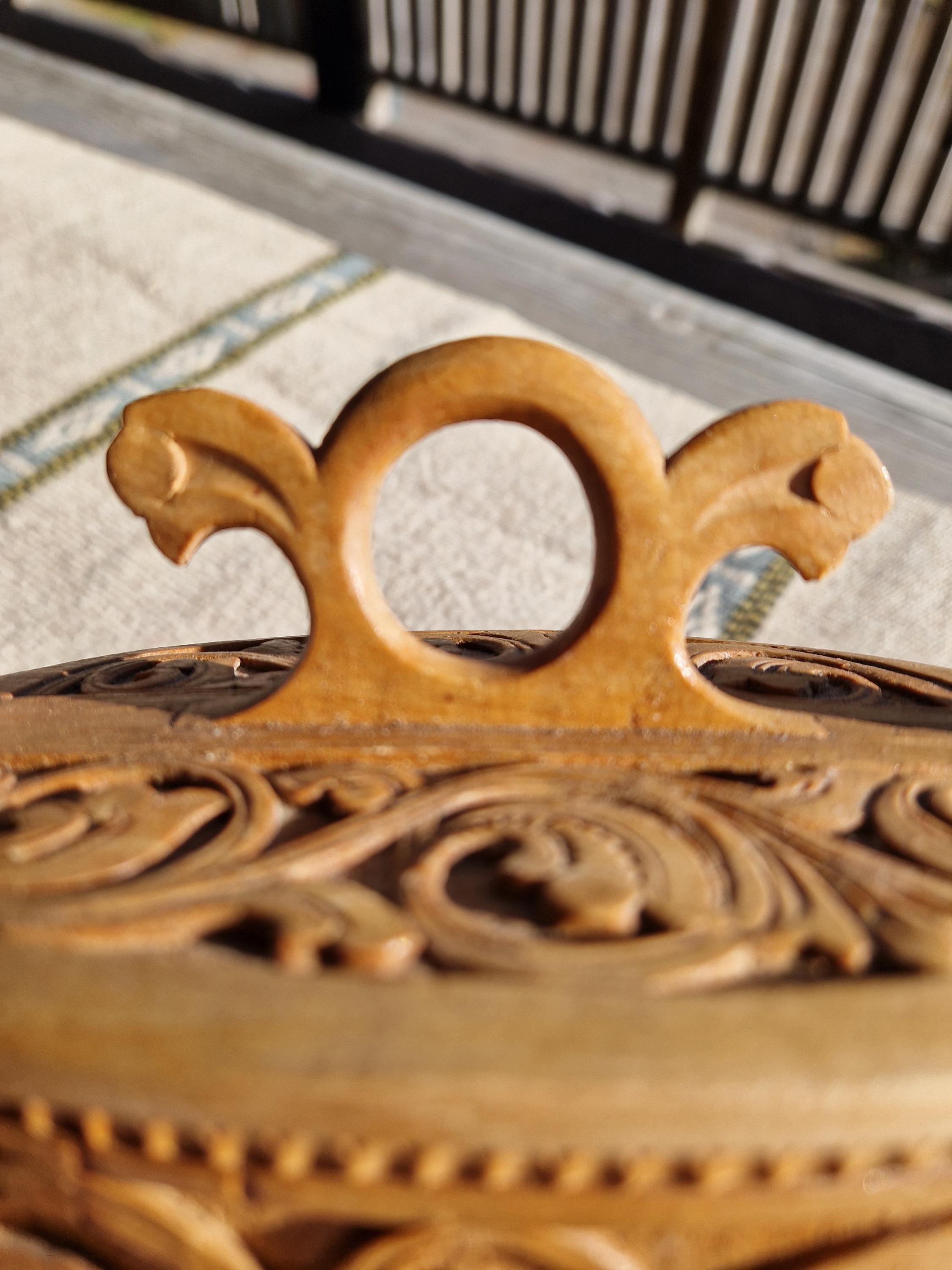 Vintage Norwegian Tine Box | Hand Carved Folk Art Bentwood Box ...