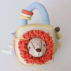 Safari Activity Cube Crochet Pattern Amigurumi Educational Toy Sensory ...