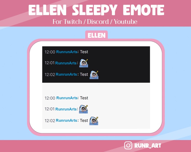 Ellen Sleepy Emote Zenless Zone Zero | Ready to Use Digital Download ...