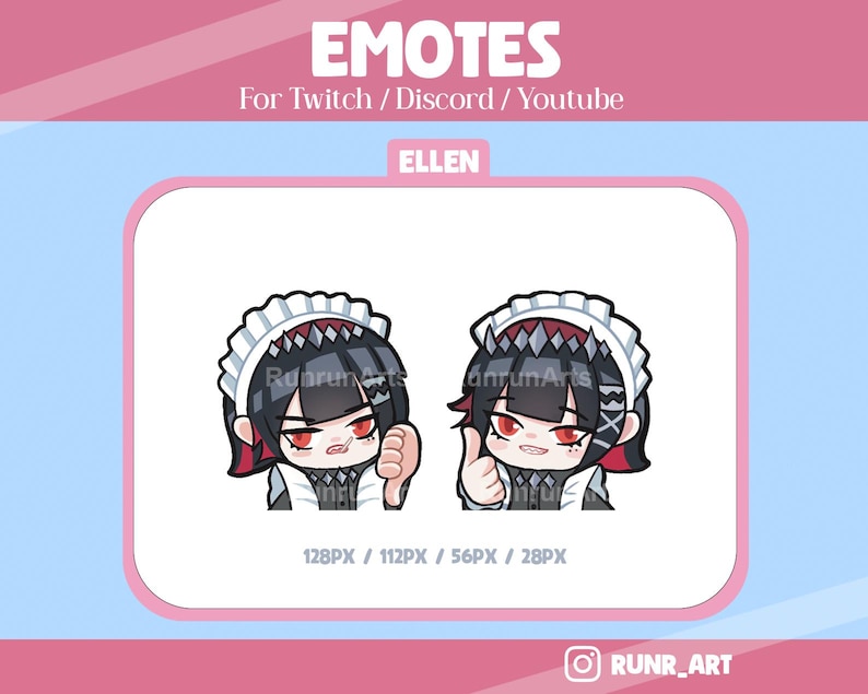 Ellen Thumbs Up&down Emote Zenless Zone Zero | Ready to Use Digital ...
