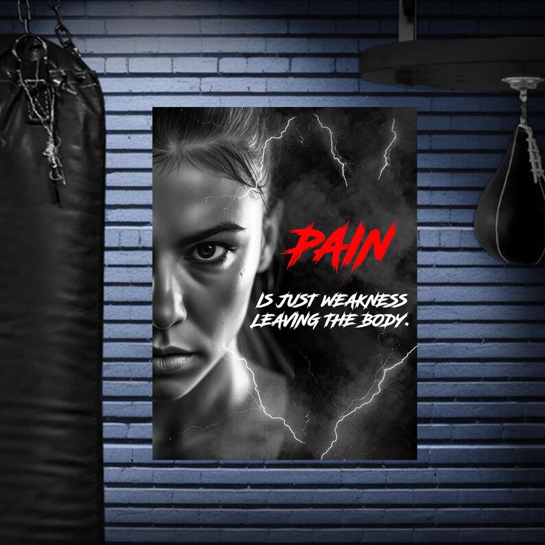 MMA, Boxing, Motivation, Posters - Etsy