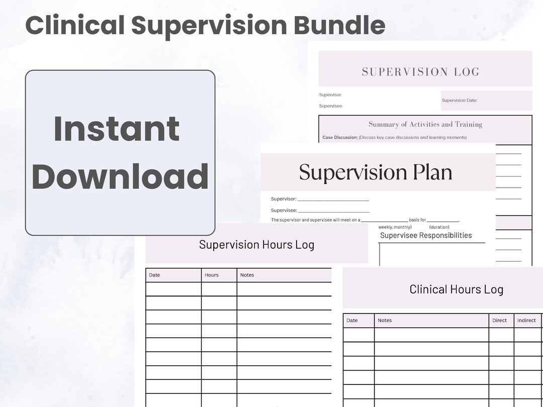 Counseling Supervision Worksheets – Essential Tools for Effective ...
