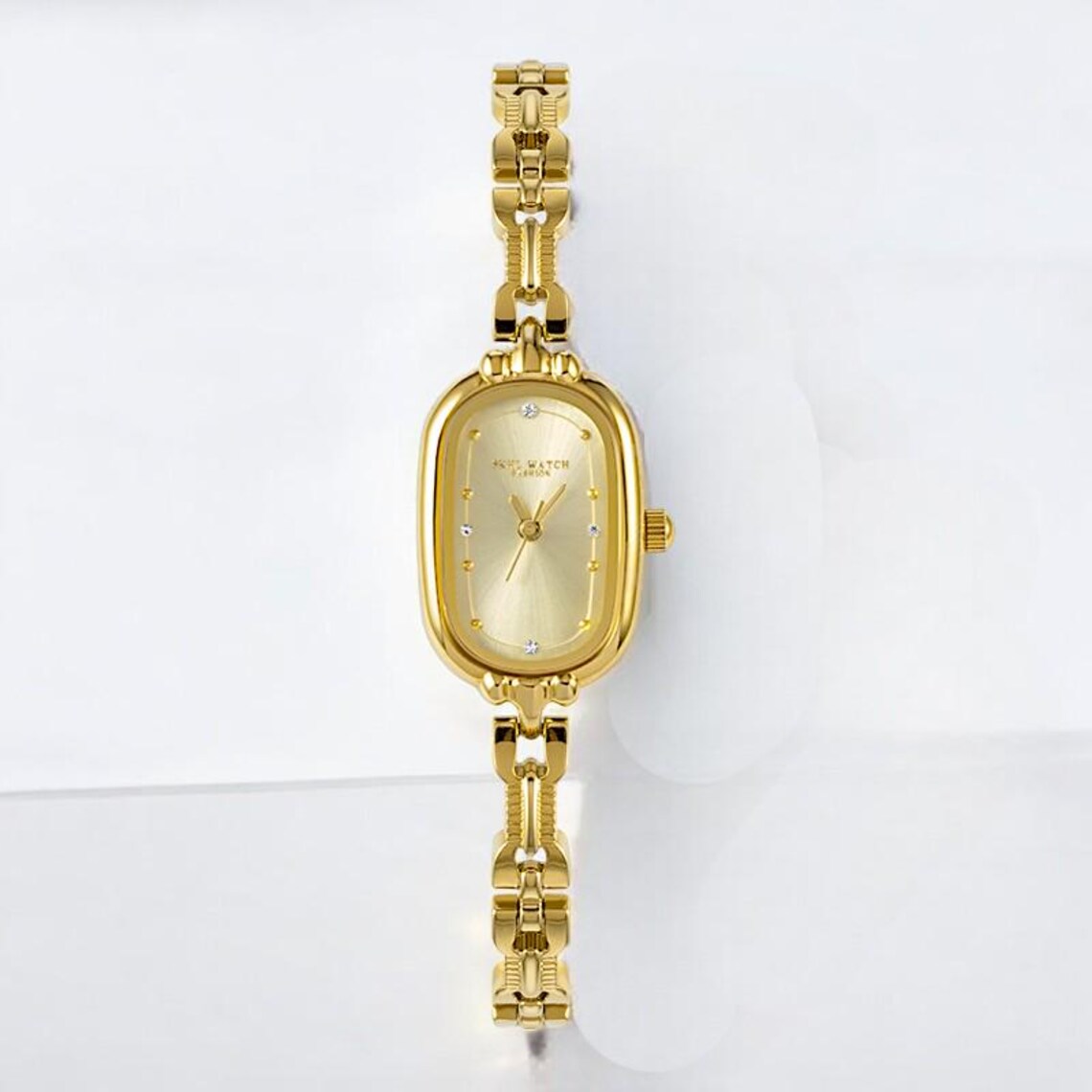Women Quartz Watch, Square Rectangle Dial Female Watch, Elegant Small ...