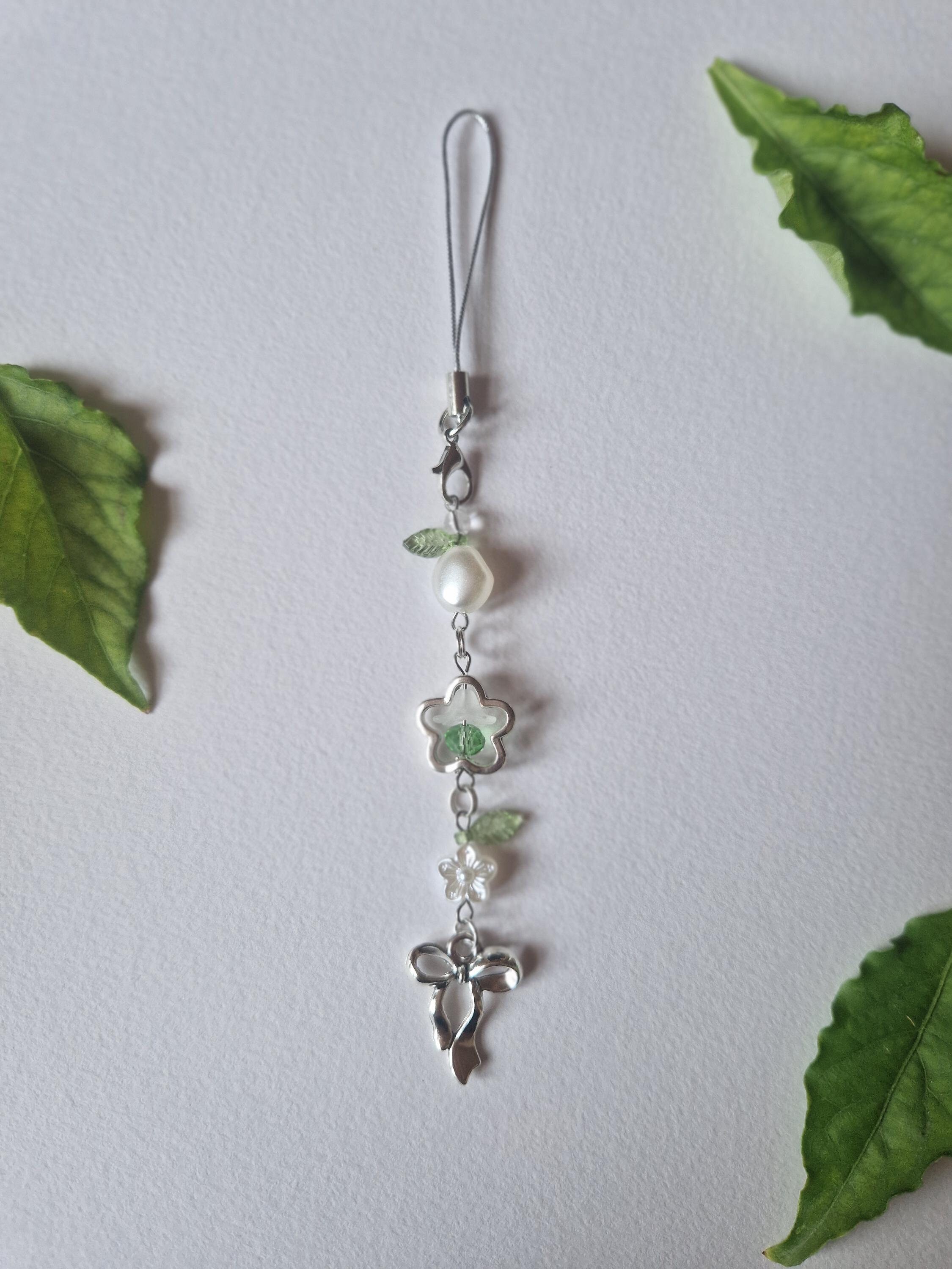Leafy Keychain/phone Charm - Etsy