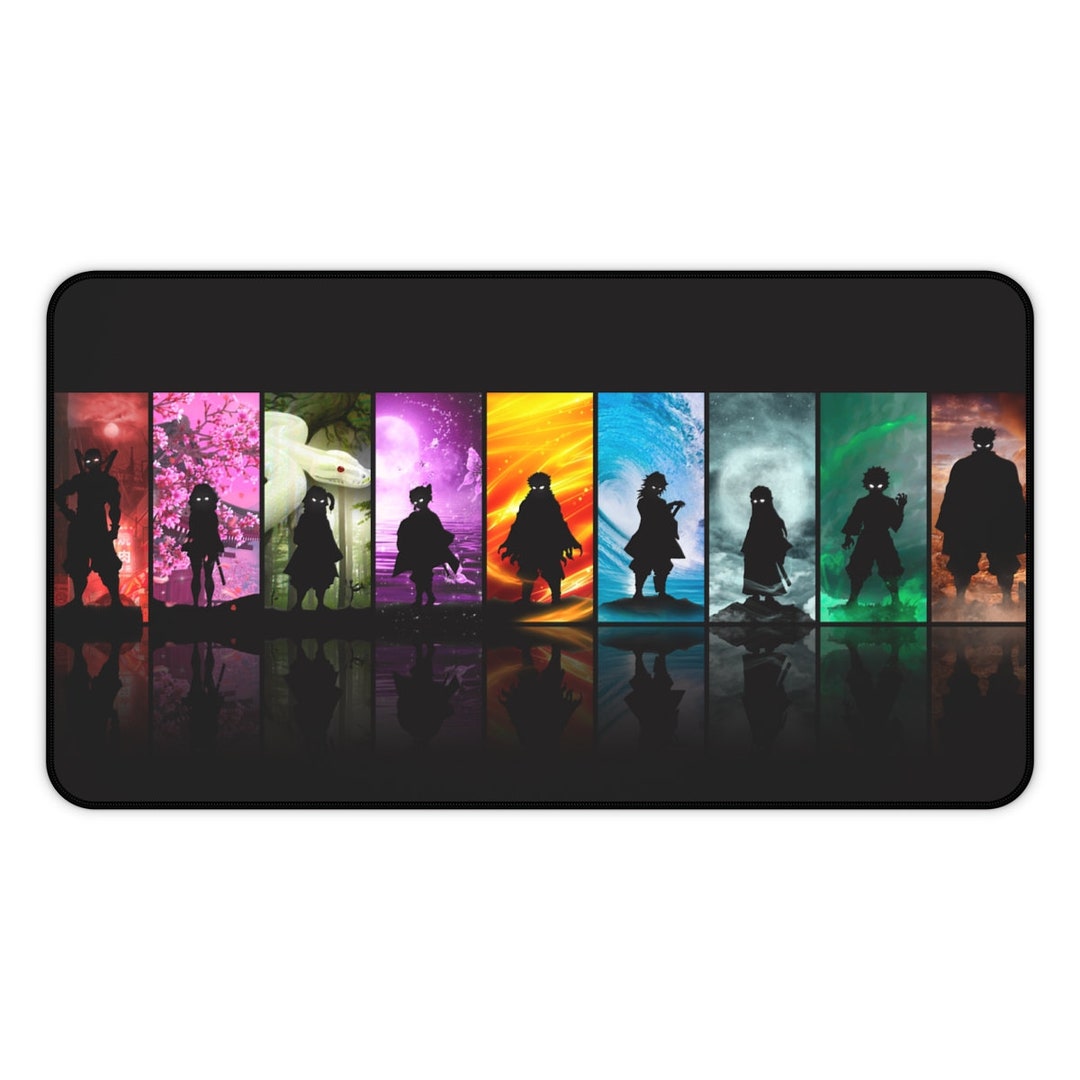 Demon Slayer Mouse Pad Desk Mat Anime Gaming - Etsy