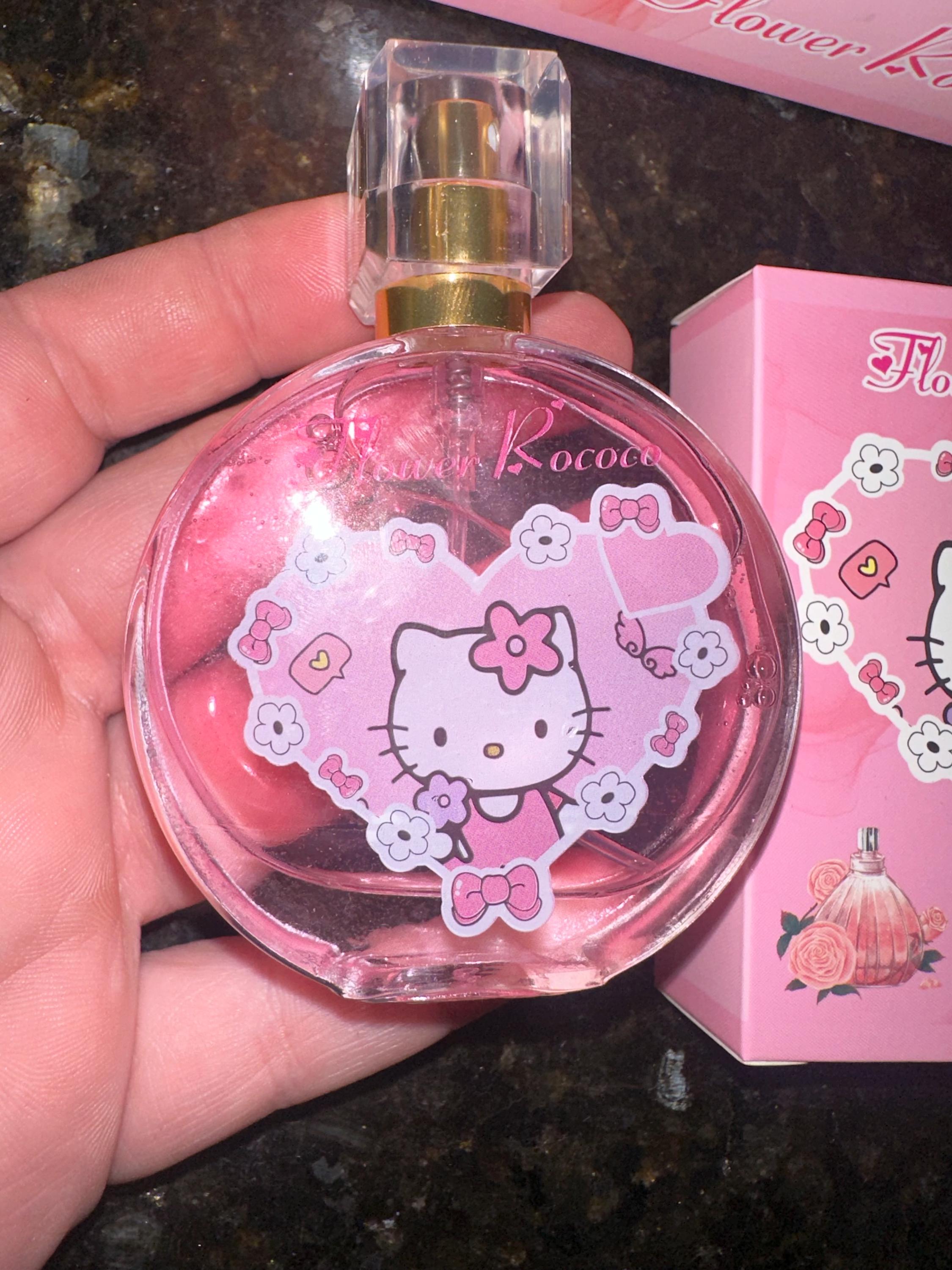 Hello Kitty Pink Flower Perfume - Etsy