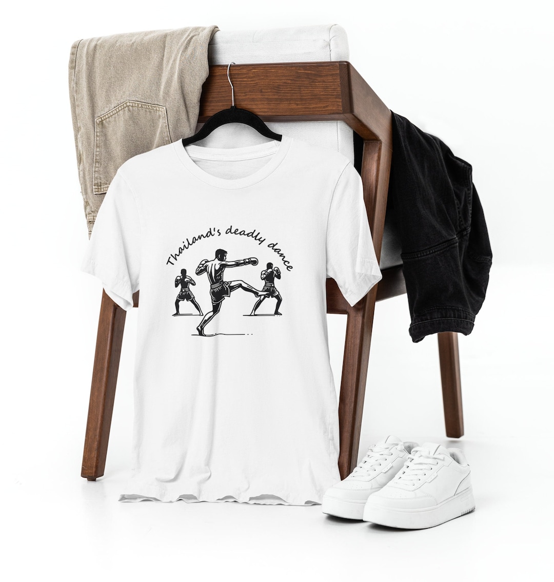 Muay Thai T-shirt, Thai Traditional, Thai Art Gift, Thai Boxing, Thai ...