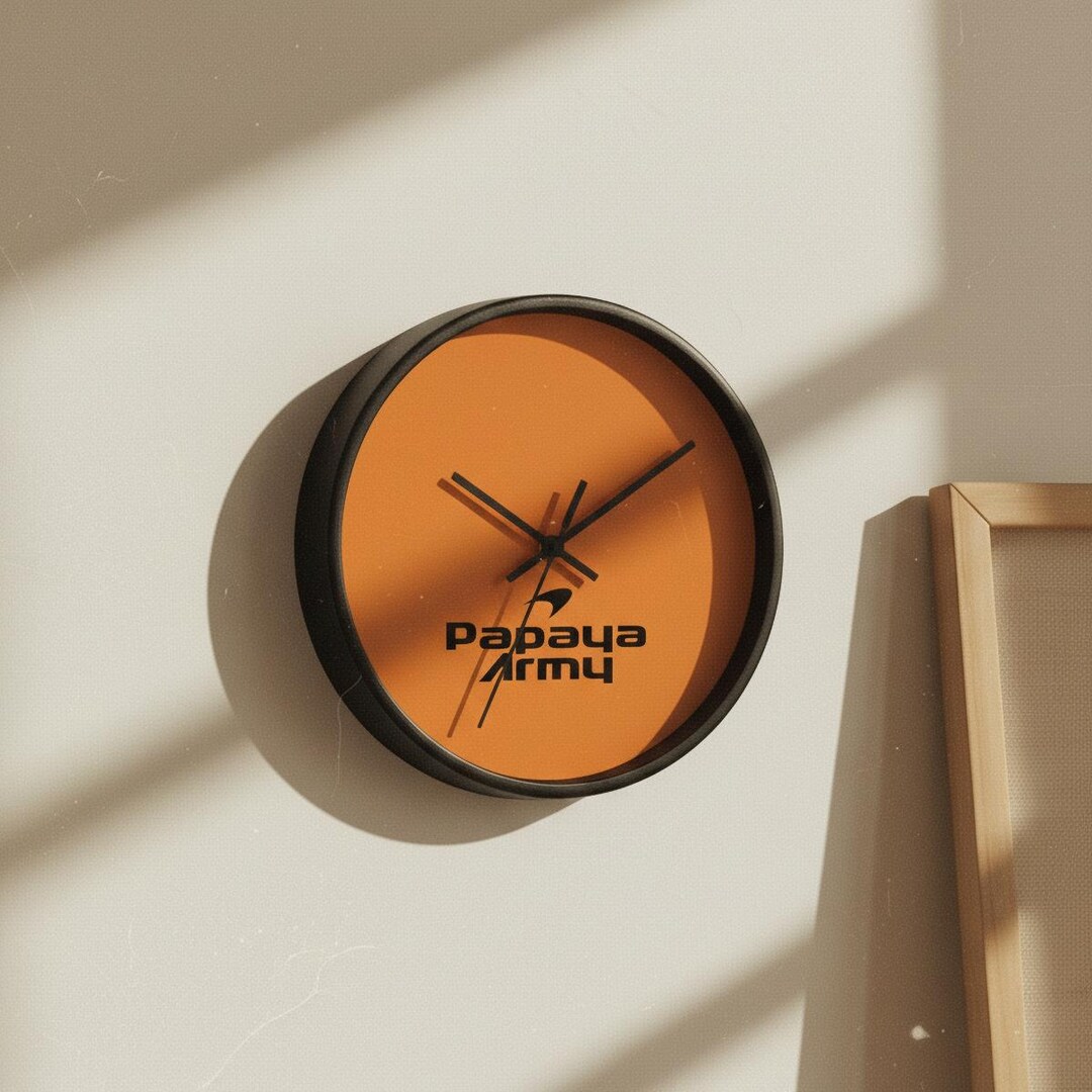Papaya Army - F1 Wall Clock / Mclaren Fan Home Decor / RWC011 - Etsy