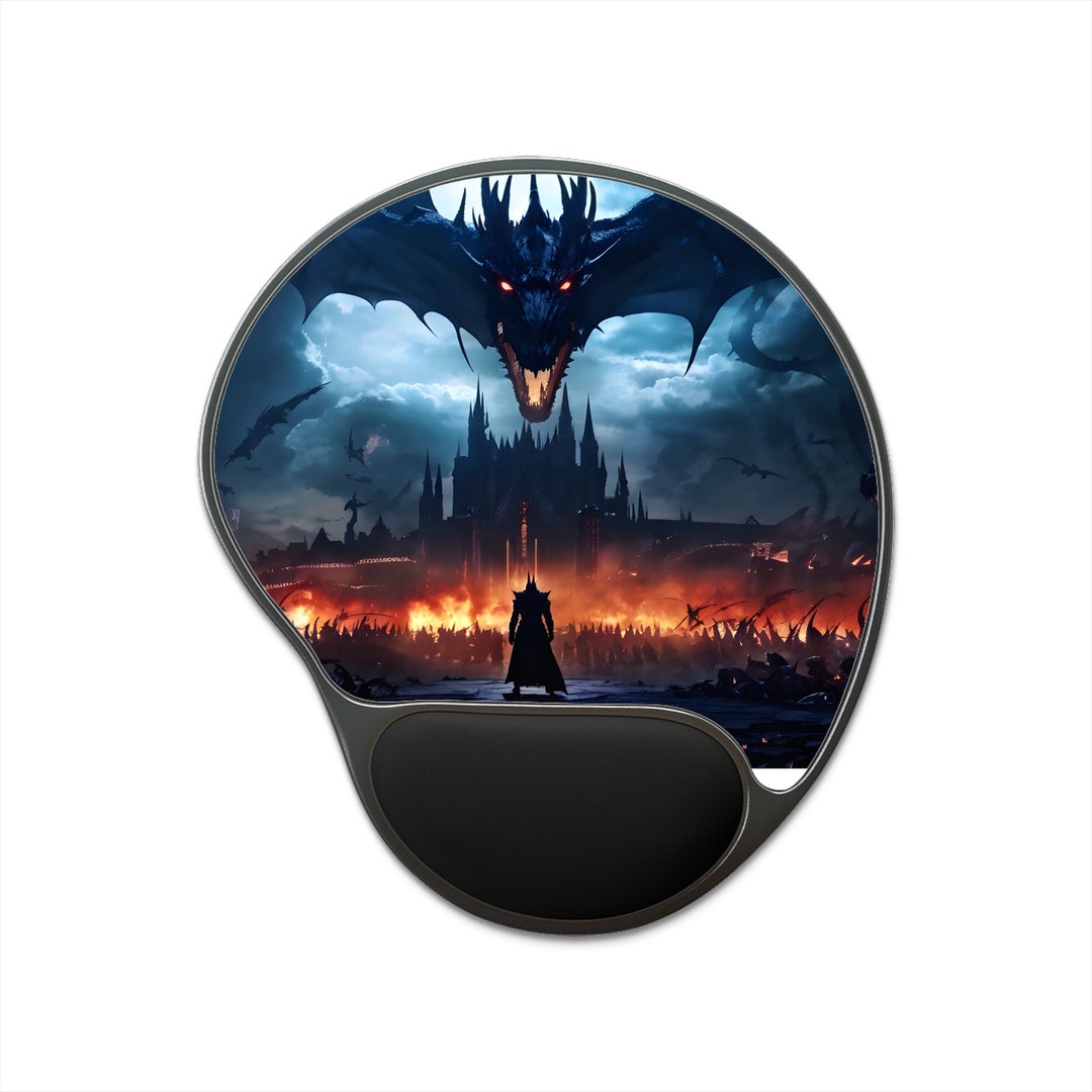 Epic Sauron Dominion Scene Desk Mat Mouse Pad With Wrist Rest - Etsy