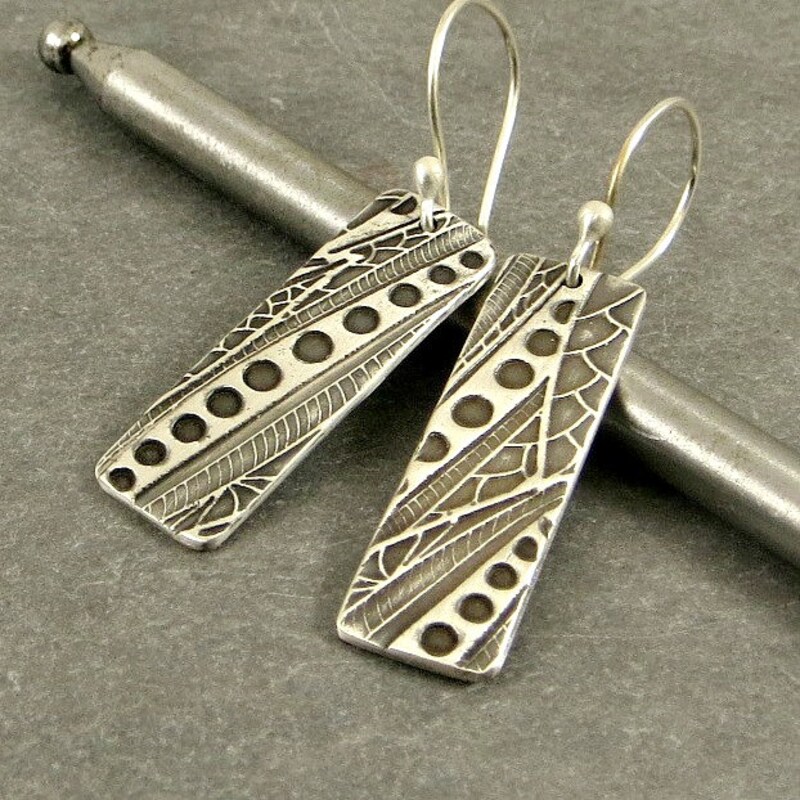 Fine Silver Earrings - Etsy