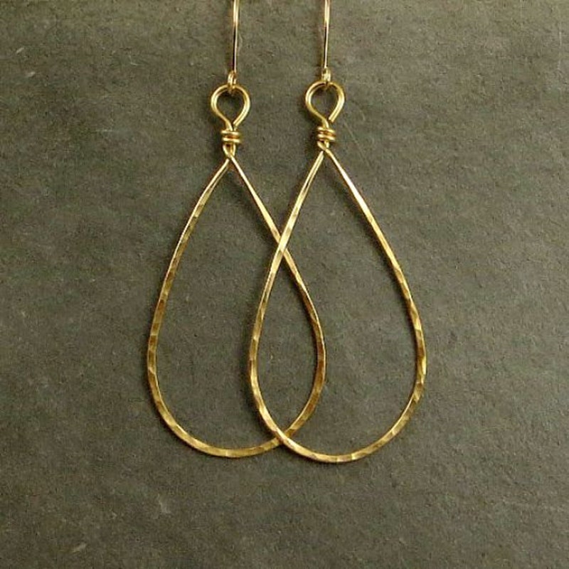 Gold Drop Earrings - Etsy