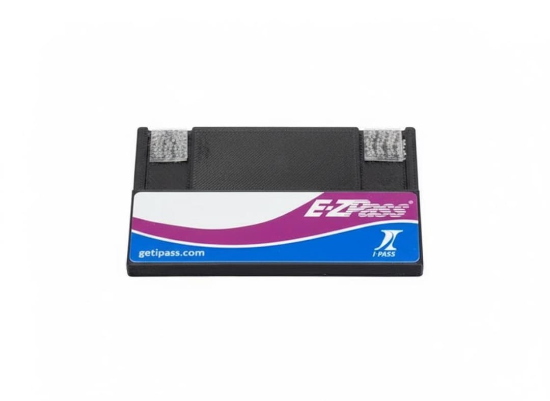 Durable Ipass/ezpass Toll Tag Mounting Plate With Velcro for Windshield ...
