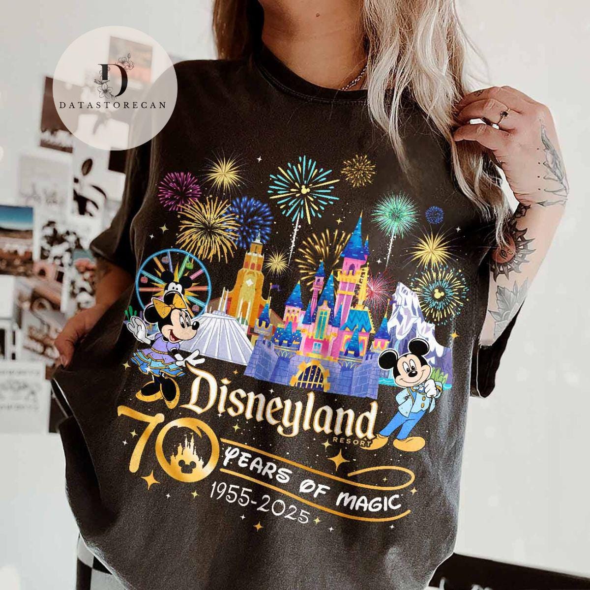 Disneyland 70th Anniversary 1955-2025 Shirt, 70 Years of Disneyland 70th Anniversary 1955-2025 Shirt, 70 Years of