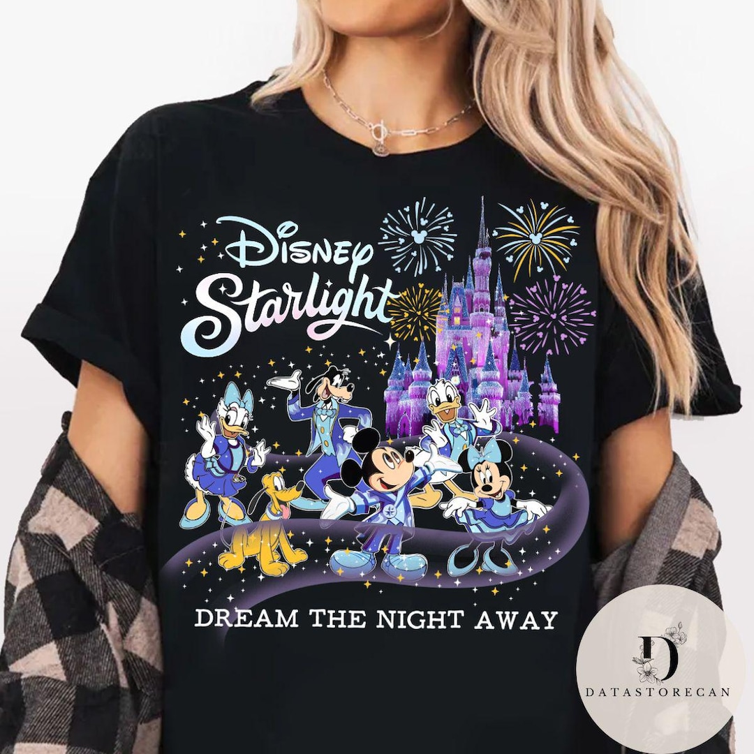 Disney Starlight Dream the Night Away Shirt, WDW Magic Kingdom Main ...