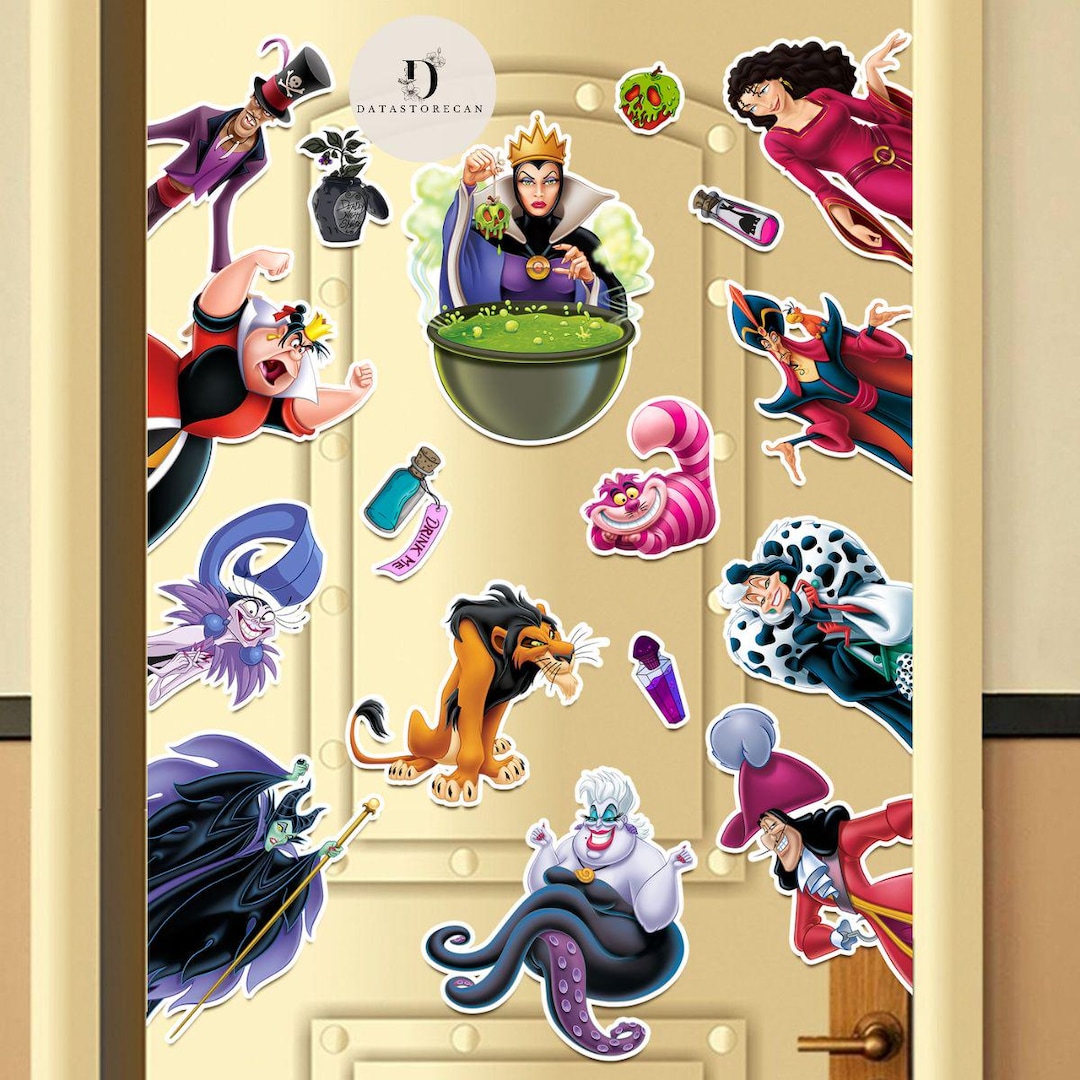 Personalized Villains Disney Cruise Line Magnet, Maleficent Ursula ...