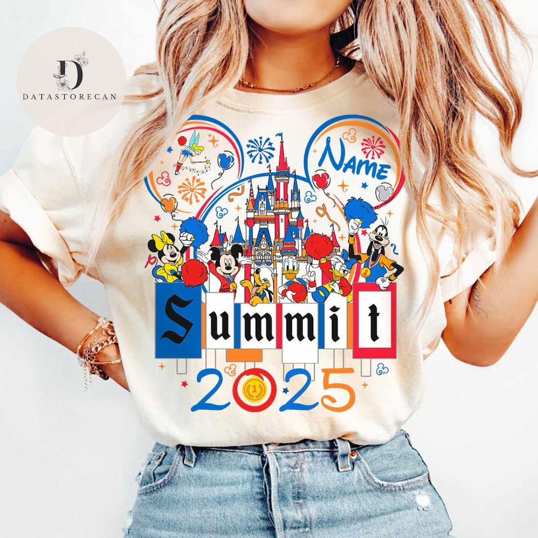 Personalized Disney Summit 2025 Shirt, Mickey & Friends WDW ...