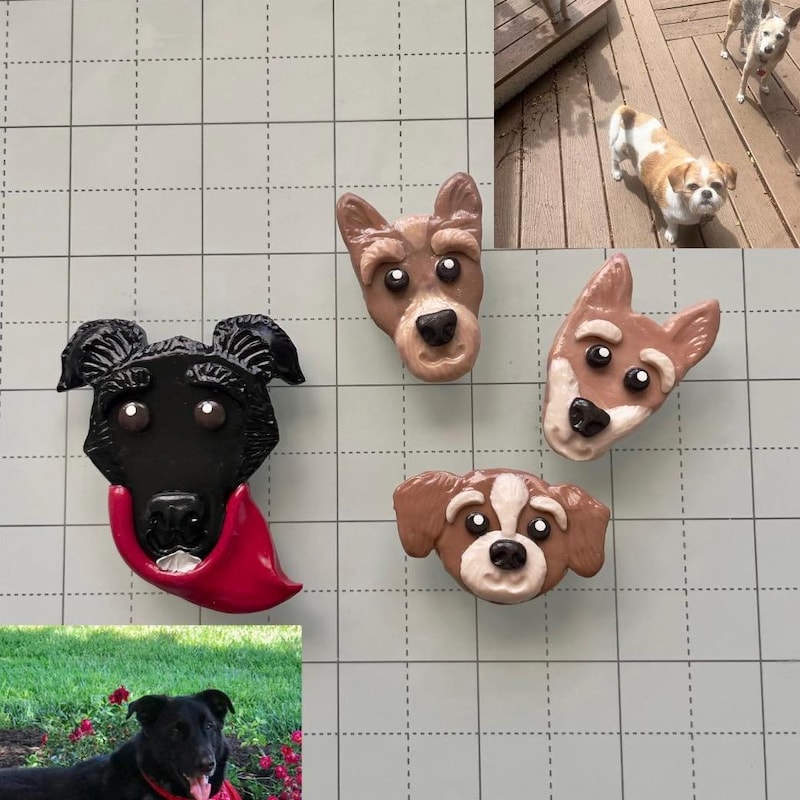 Clay Magnets - Etsy