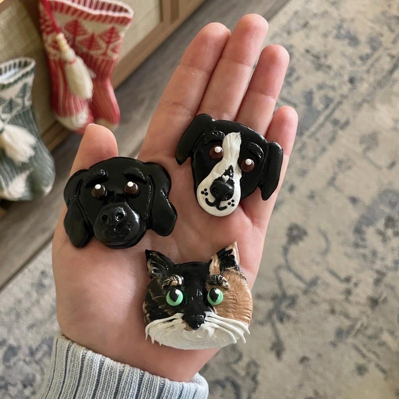 Clay Magnets - Etsy