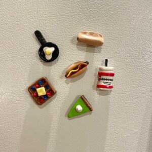 Handmade Clay Refrigerator Magnets | Foodie Collection - Etsy
