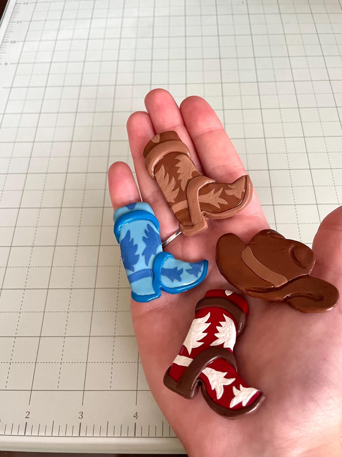 Handmade Clay Refrigerator Magnets | Custom Western Collection - Etsy