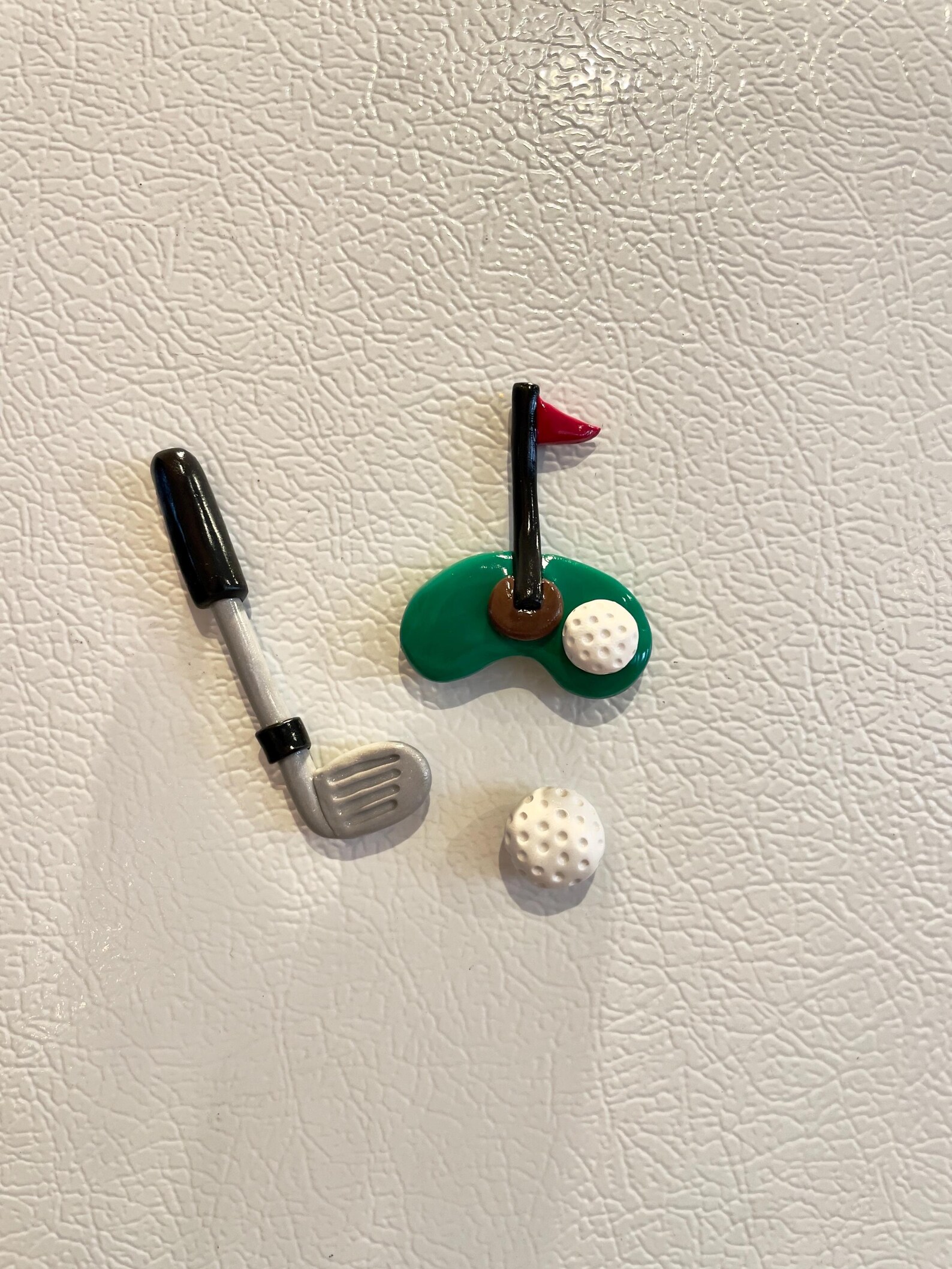 Handmade Clay Refrigerator Magnets | Golf Collection - Etsy