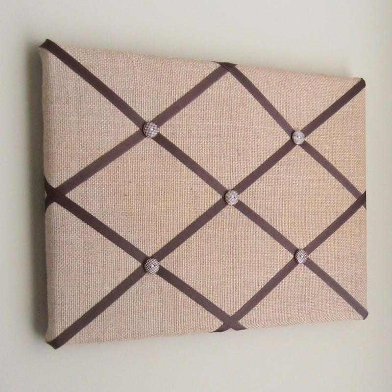 Burlap Pin Board - Etsy