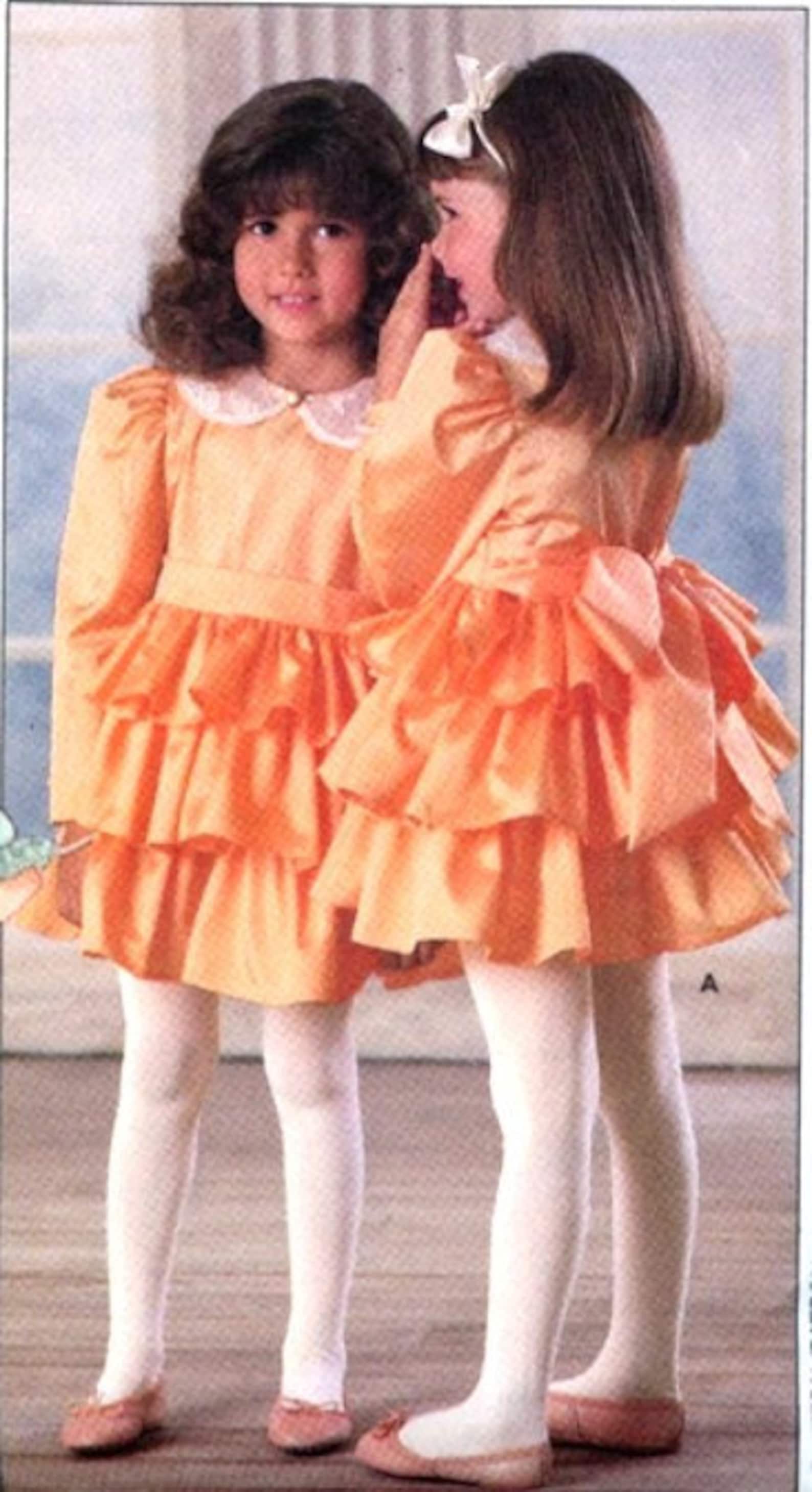 Flower Girl Sewing Pattern Butterick 5963 Girl's Party Dress With ...