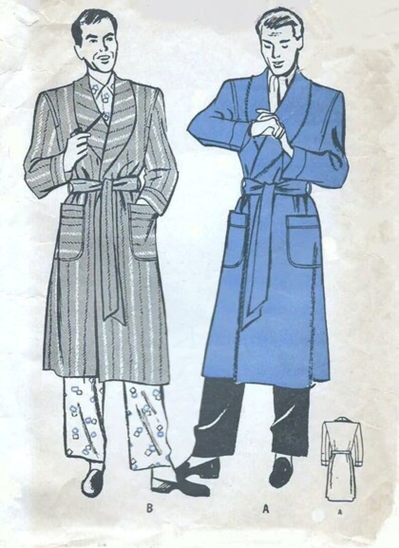 Butterick 3856 Well Tailored Men's 1940's Traditional - Etsy