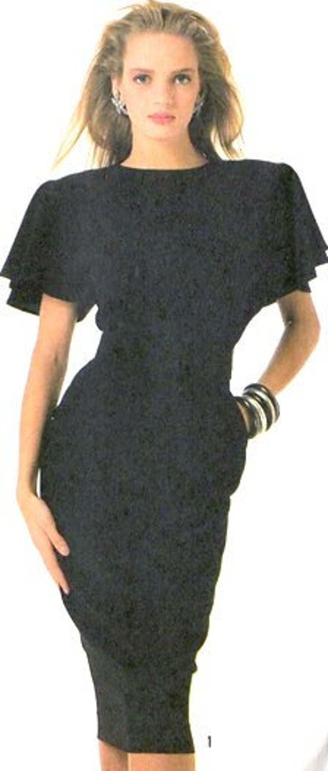 Simplicity 8055 Misses' Komono Sleeved, Slender or Flared Skirt Fitted ...