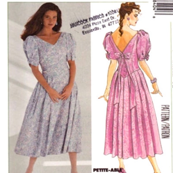 1980s Dress Pattern - Etsy