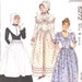 Cottagecore Prairie, Colonial Costume Simplicity 5272 Misses Fitted ...