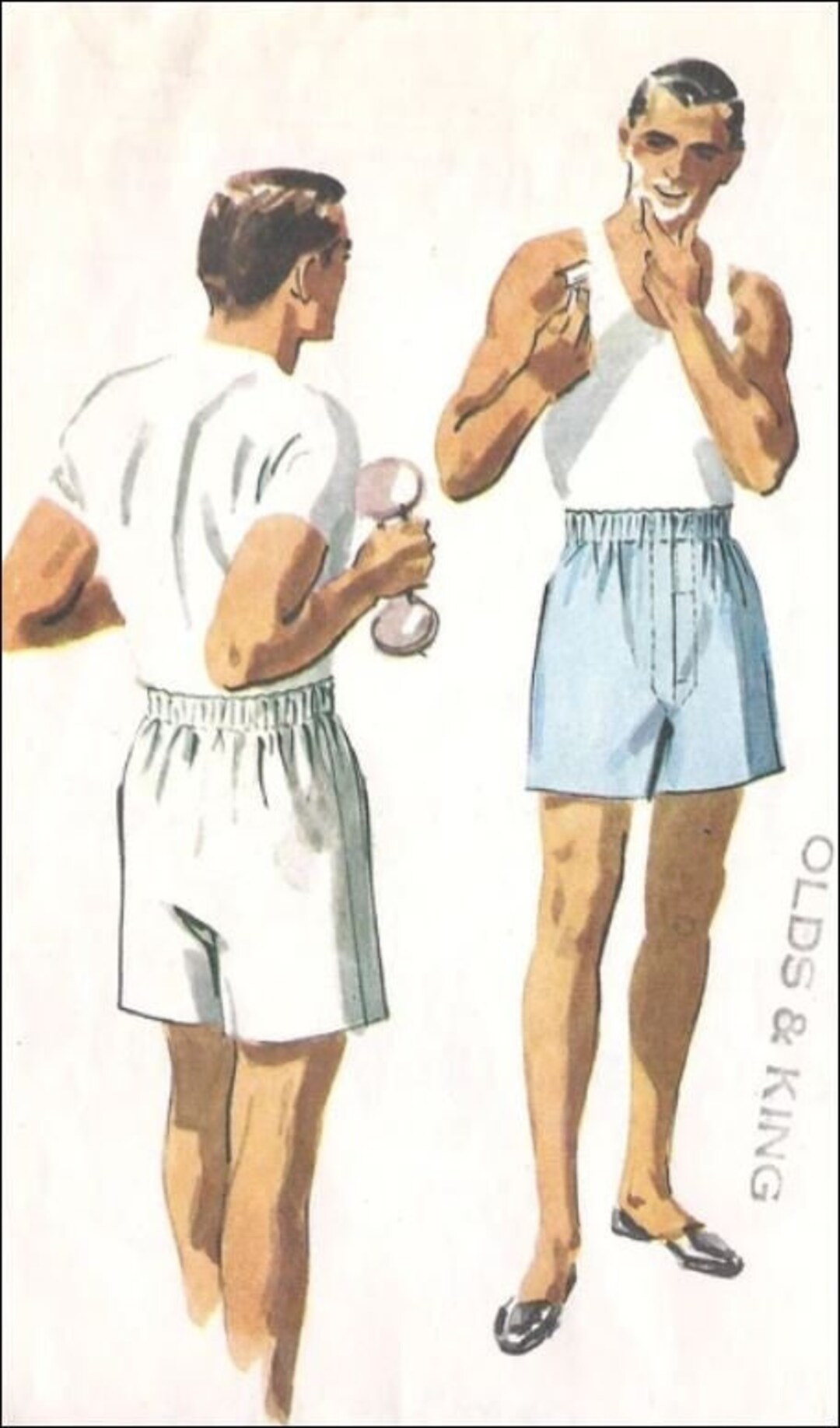 Vintage 50s Men's Boxers Sewing Pattern Mccall's 7905 - Size 32 - Etsy ...