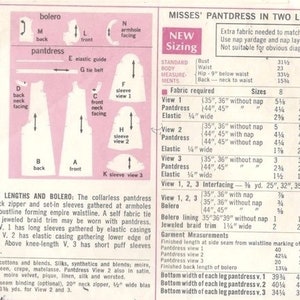 Simplicity 8254 Misses 70's Scoop Neck Jumpsuit With Double Puff ...