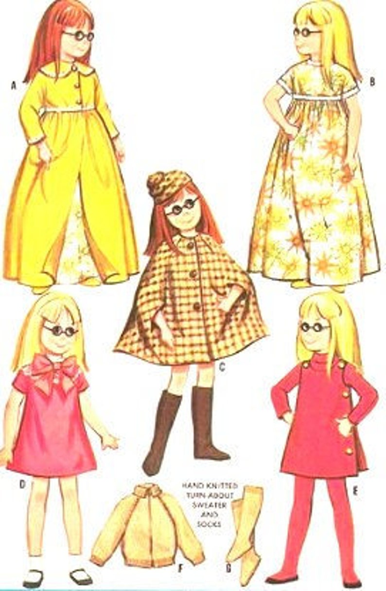 Rare 1960's Charmin' Chatty Doll's Wardrobe Sewing - Etsy