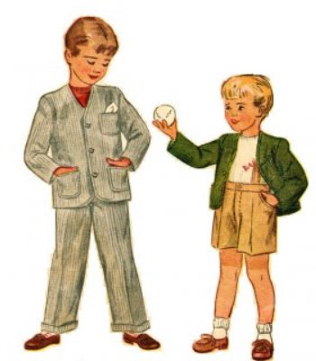 Vintage Boy's Suit Sewing Pattern: Simplicity 2334, Size 5 - Etsy