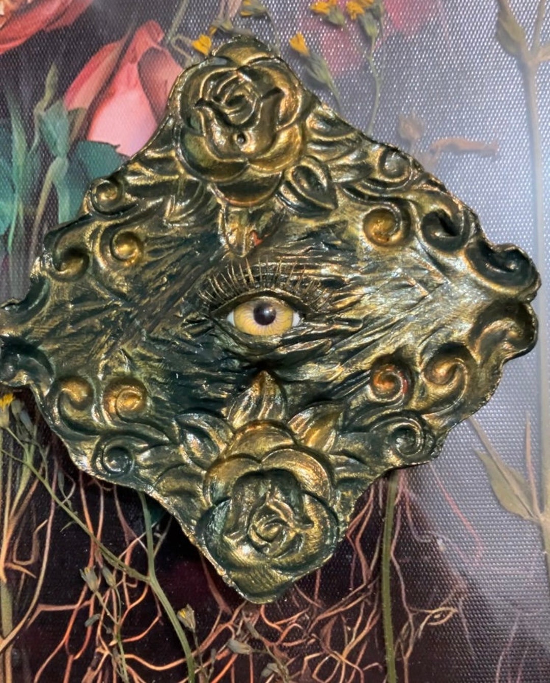 Creepy Gothic Eye Art Sculpture - Etsy